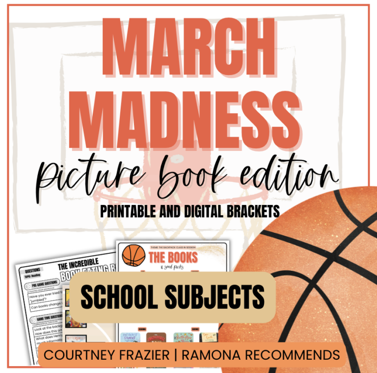 The Ultimate March Madness Picture Book Tournament for Your Classroom ...