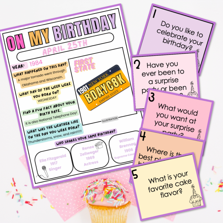 How I Celebrate My Birthday in the Classroom - Ramona Recommends